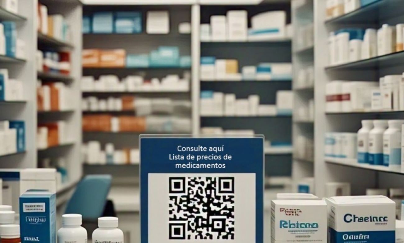 Las farmacias deberán exhibir un código QR donde se pueda ver la lista ...